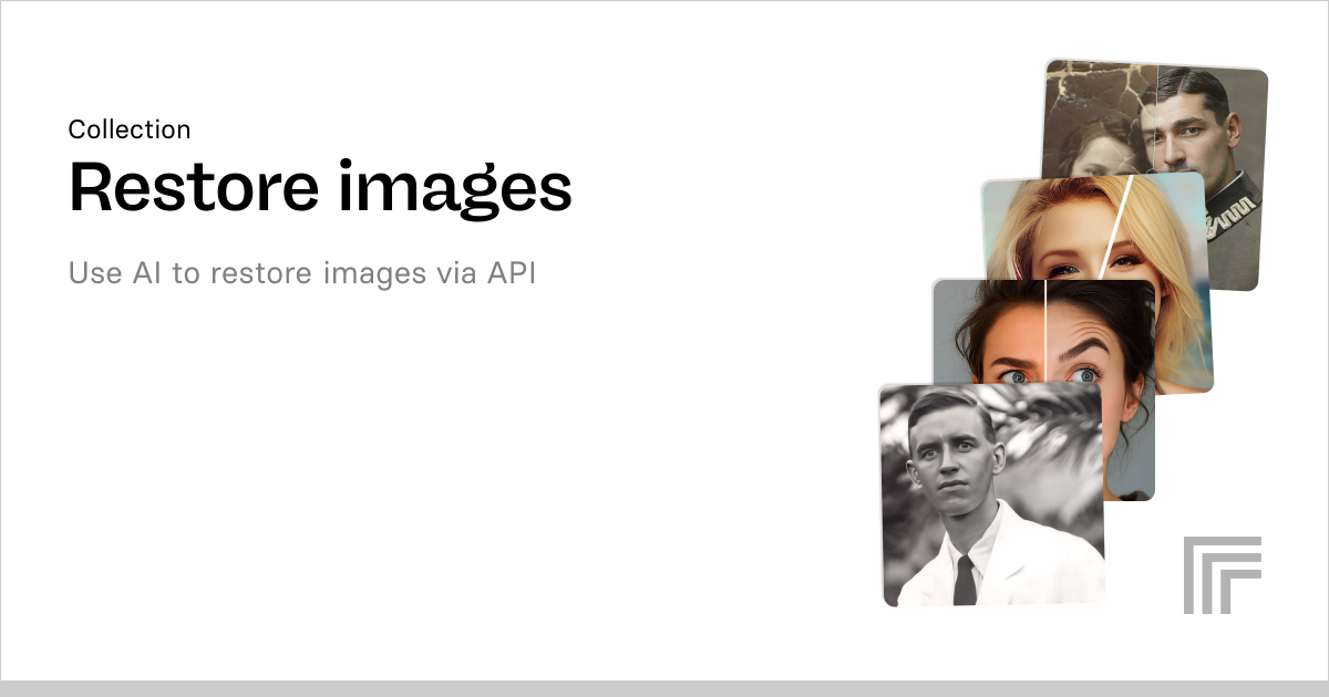 Use AI to restore images via API - Replicate