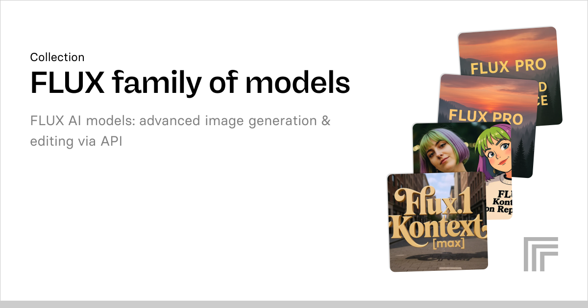 FLUX AI models: Image generation & editing via API | Replicate