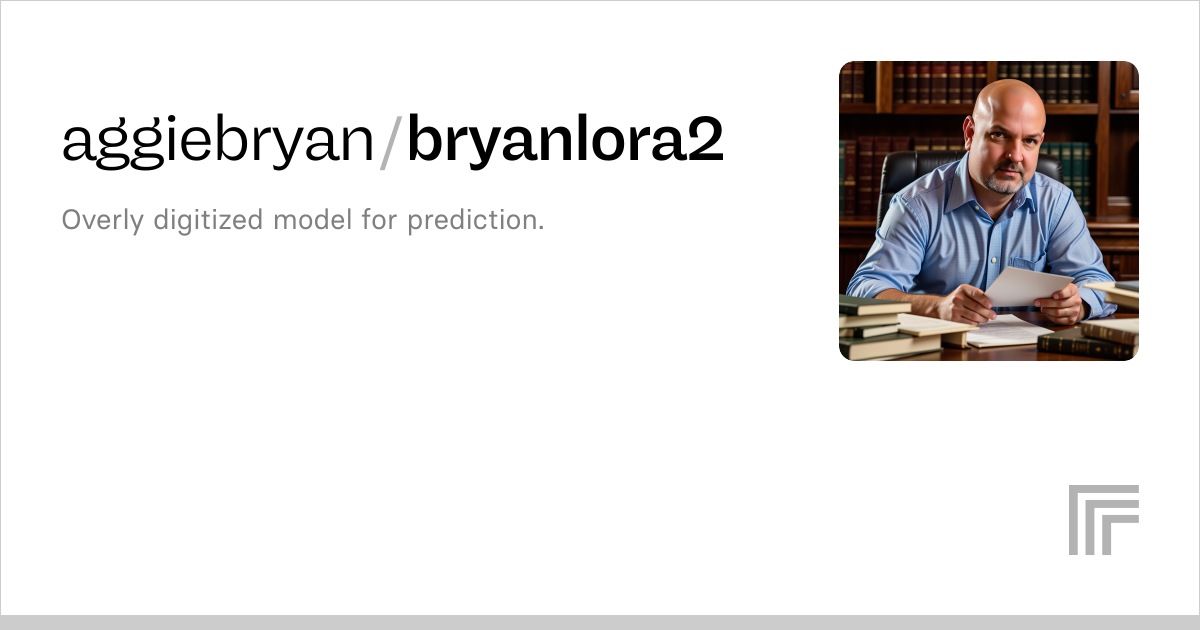 aggiebryan/bryanlora2 | Readme and Docs