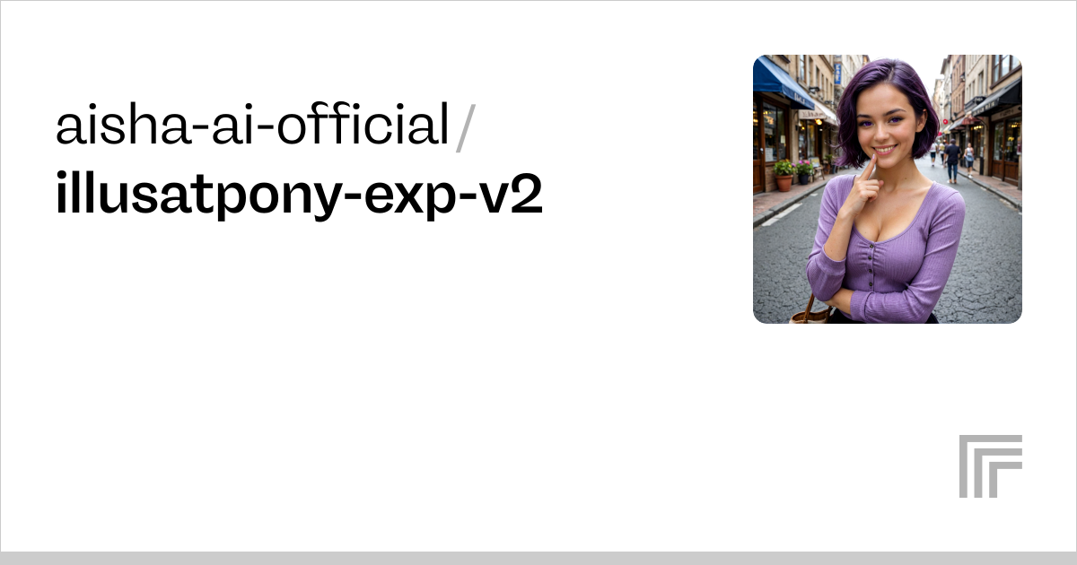 aisha-ai-official/illusatpony-exp-v2 | Run with an API on Replicate