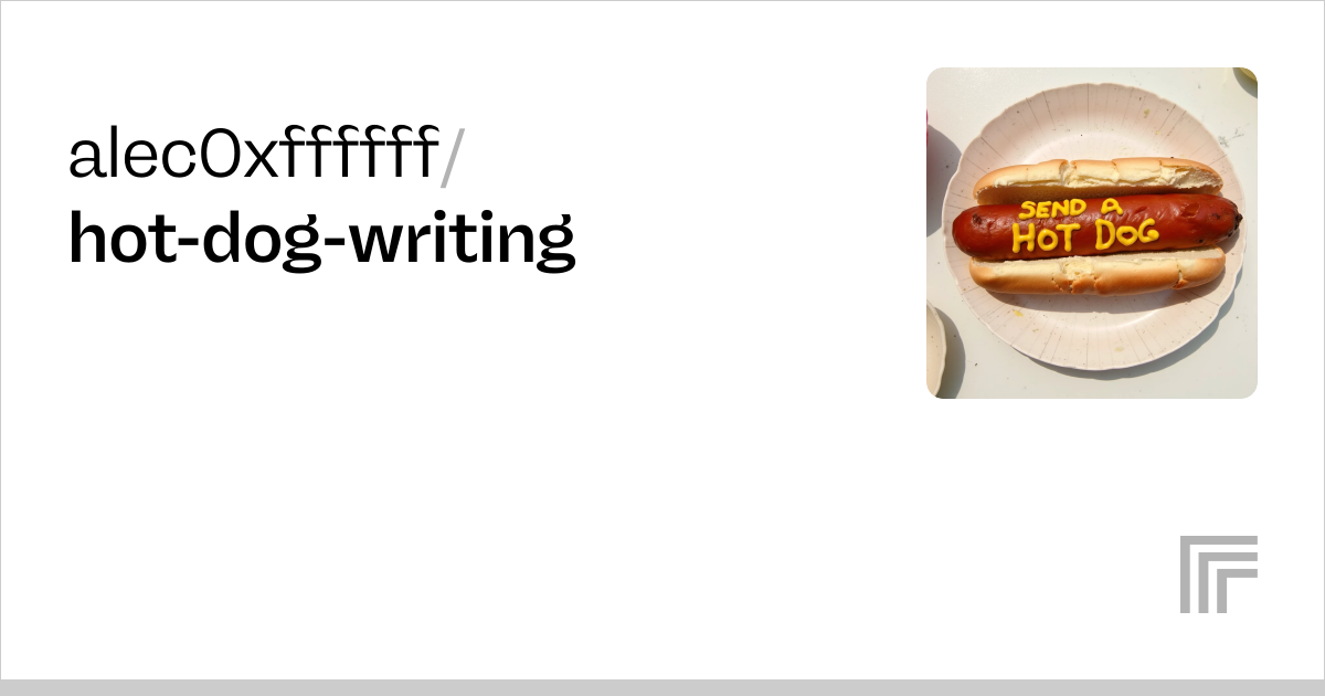 alec0xffffff/hot-dog-writing | Run with an API on Replicate