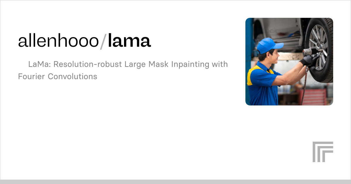 allenhooo/lama | Run with an API on Replicate
