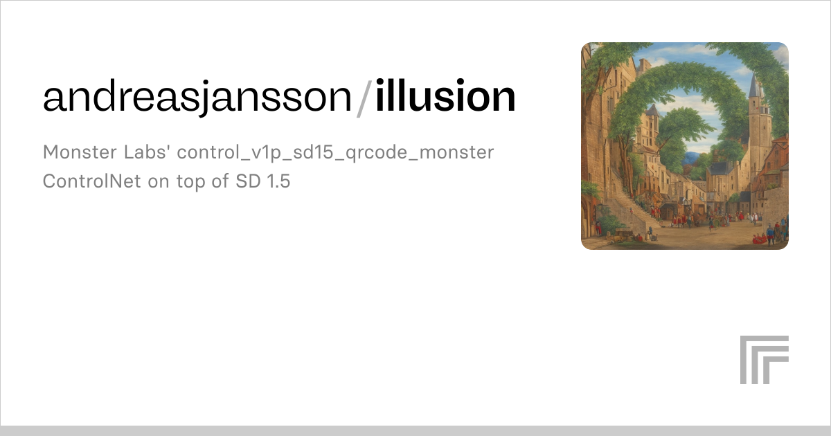 andreasjansson/illusion | Run with an API on Replicate