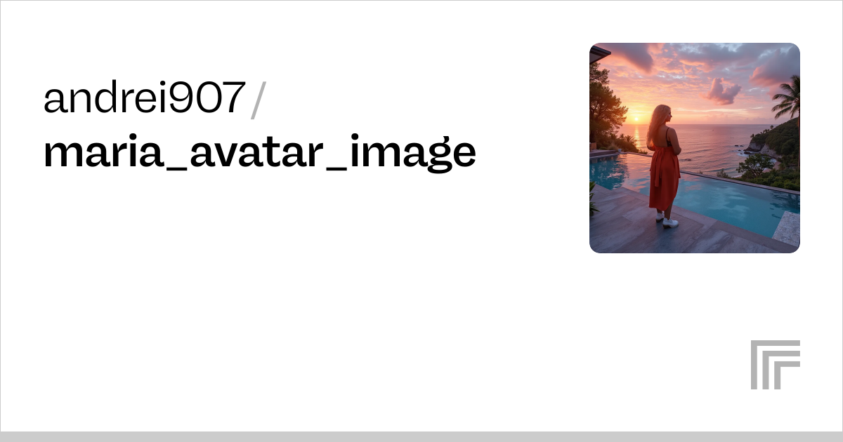 andrei907/maria_avatar_image | Run with an API on Replicate