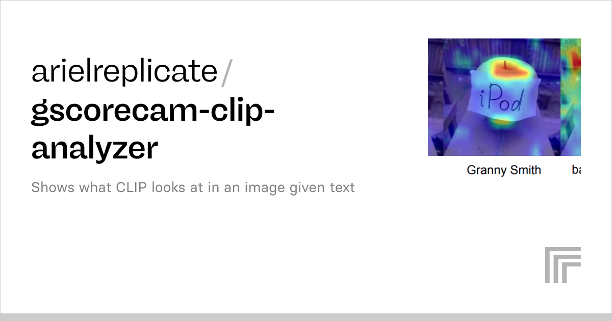 arielreplicate/gscorecam-clip-analyzer | Run with an API on Replicate
