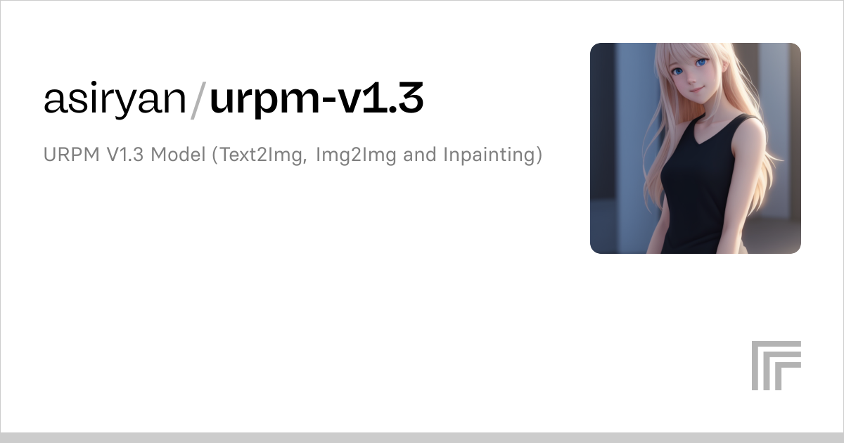 asiryan/urpm-v1.3 | Run with an API on Replicate