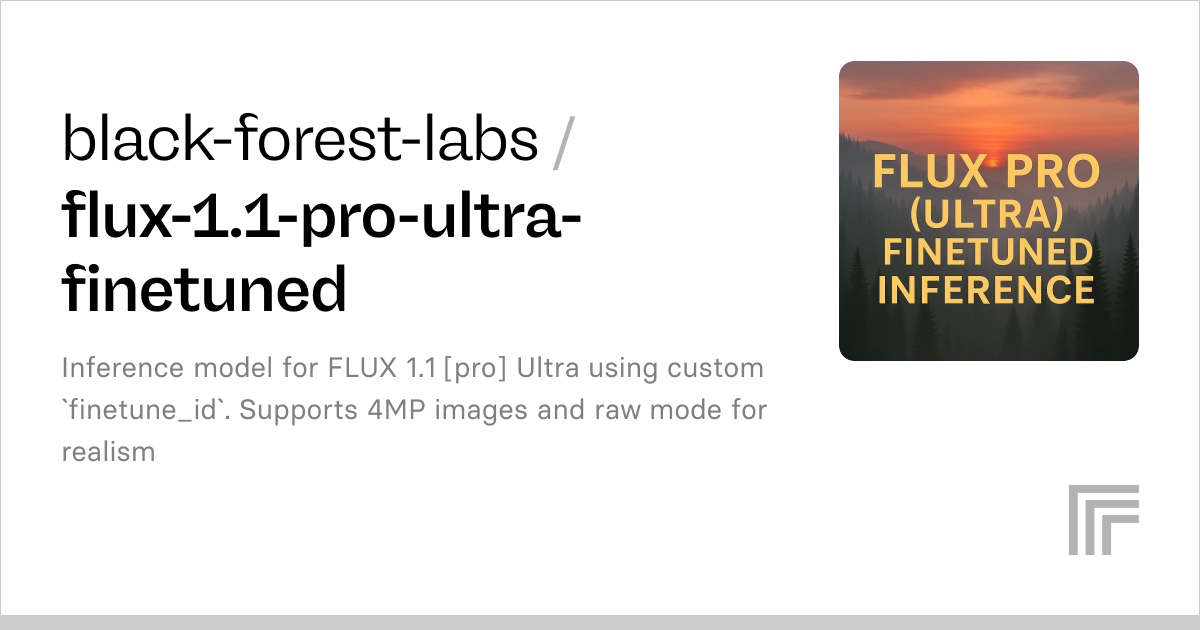 FLUX 1.1 [pro] Ultra LoRA | Text to Image