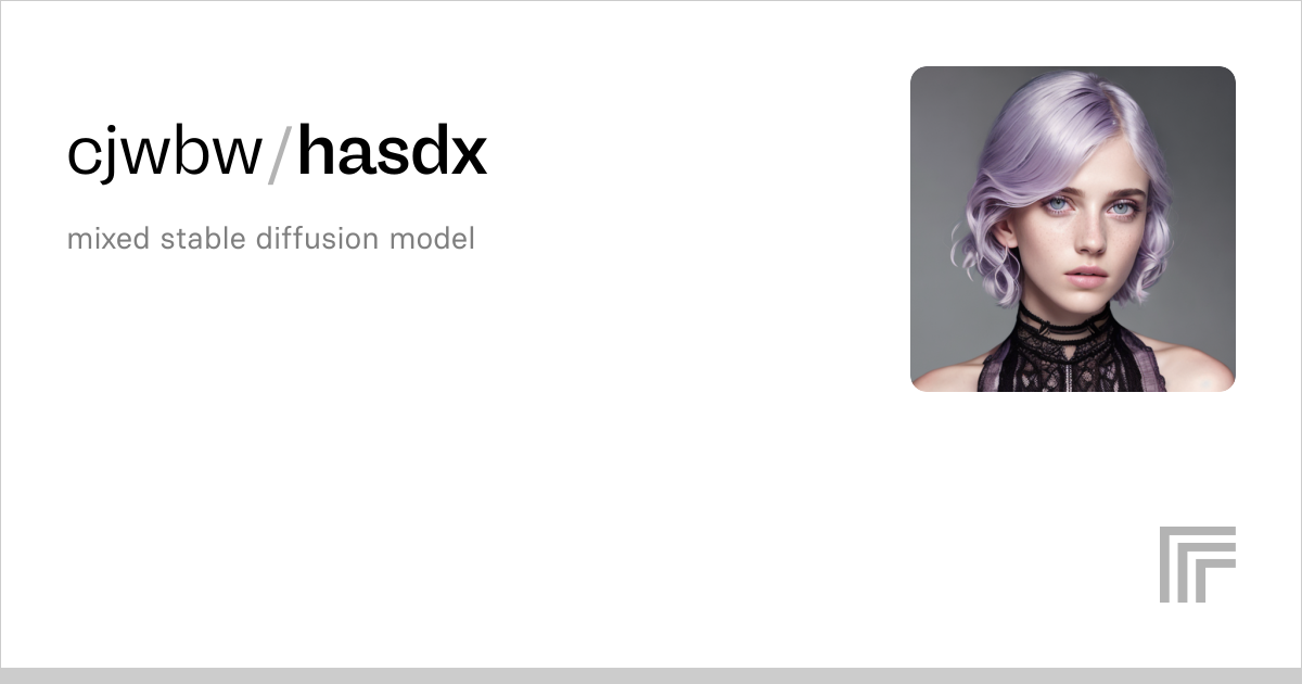 cjwbw/hasdx | Run with an API on Replicate