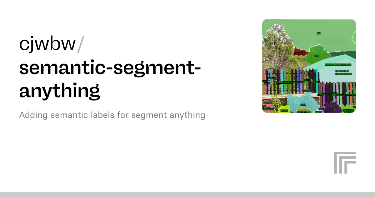 cjwbw/semantic-segment-anything | Run with an API on Replicate