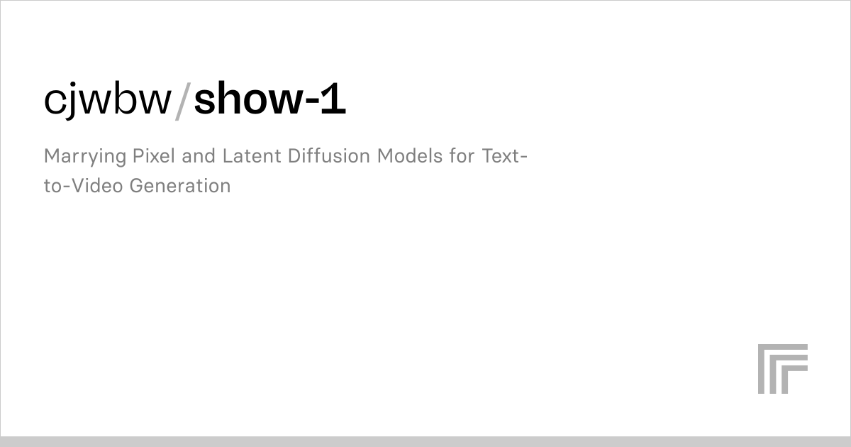 cjwbw/show-1 | API reference