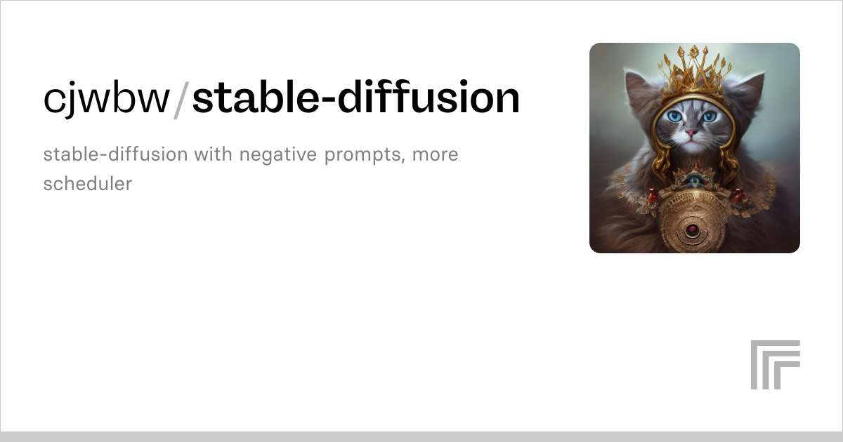 cjwbw/stable-diffusion | Run with an API on Replicate