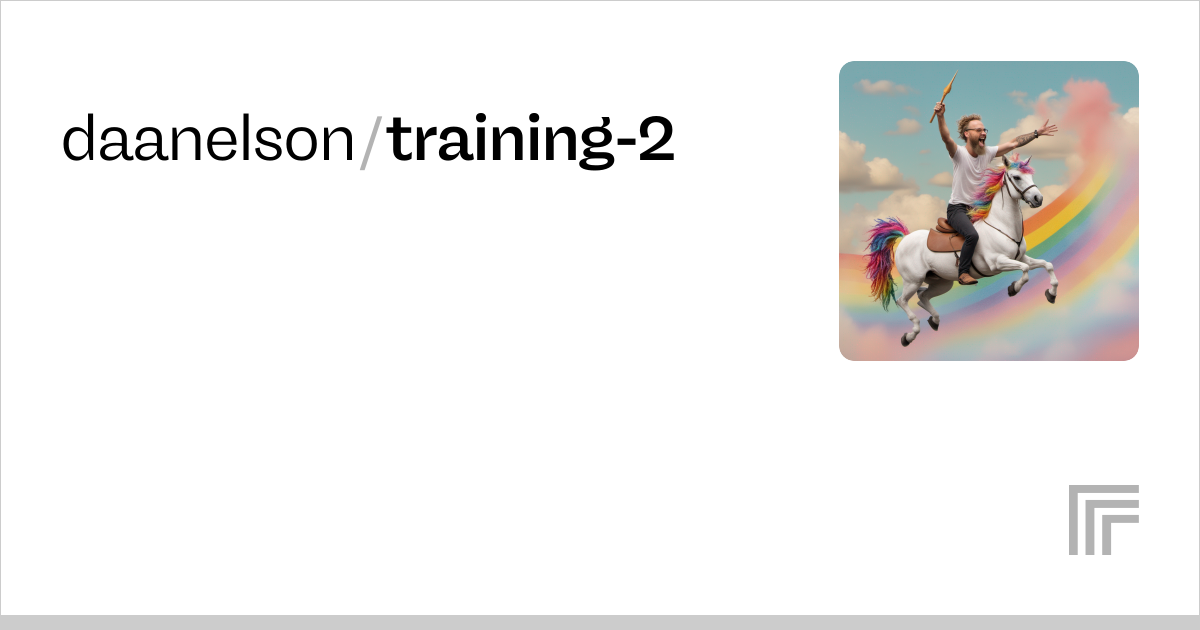 daanelson/training-2 | Run with an API on Replicate