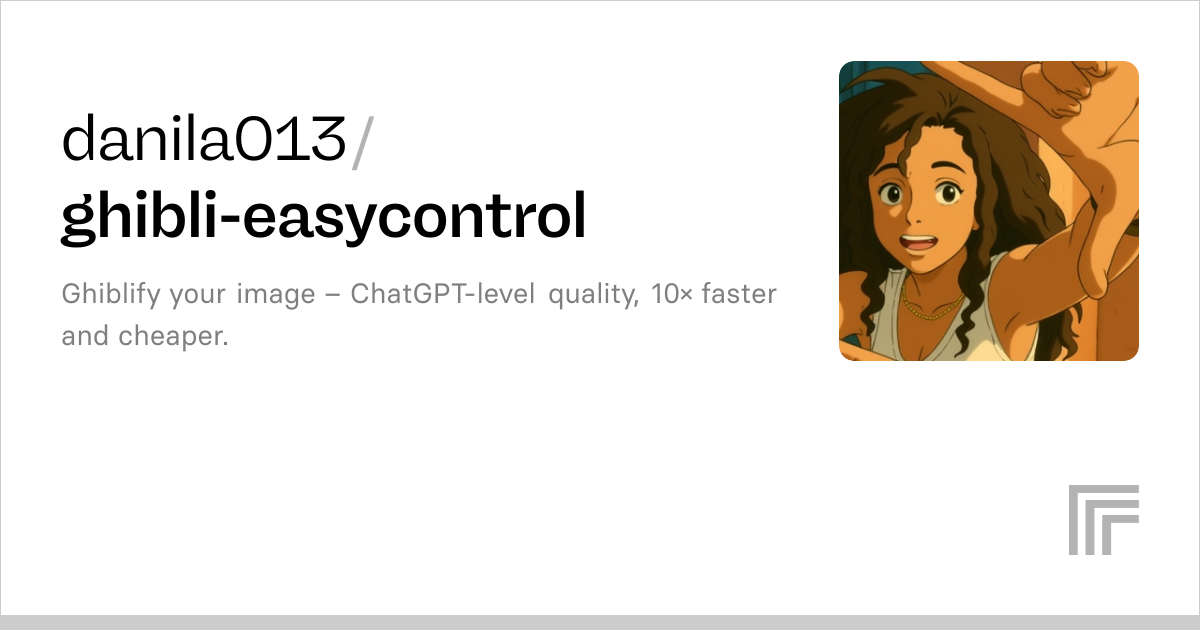 danila013/ghibli-easycontrol | Run with an API on Replicate
