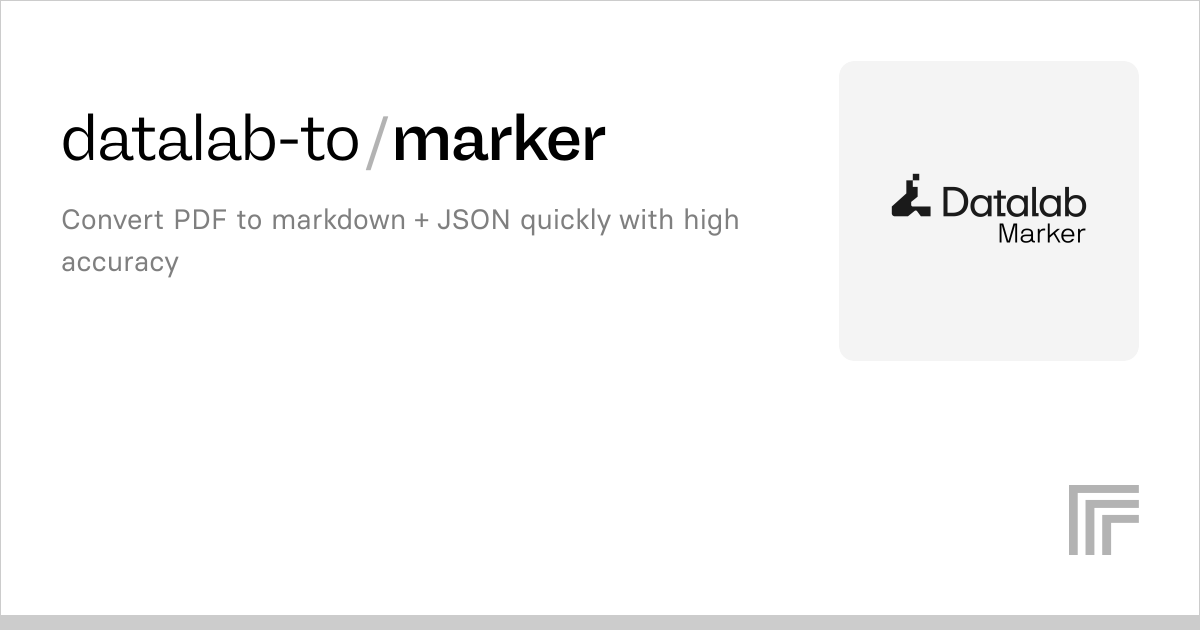Examples – datalab-to/marker | Replicate