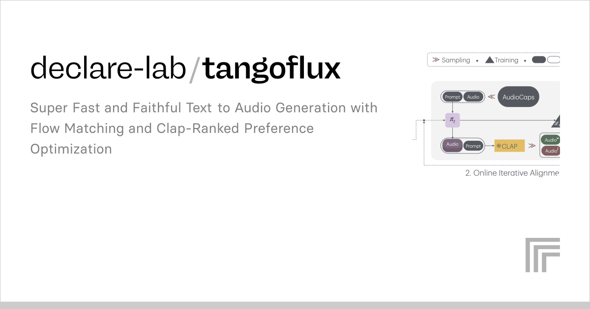 declare-lab/tangoflux | Run with an API on Replicate