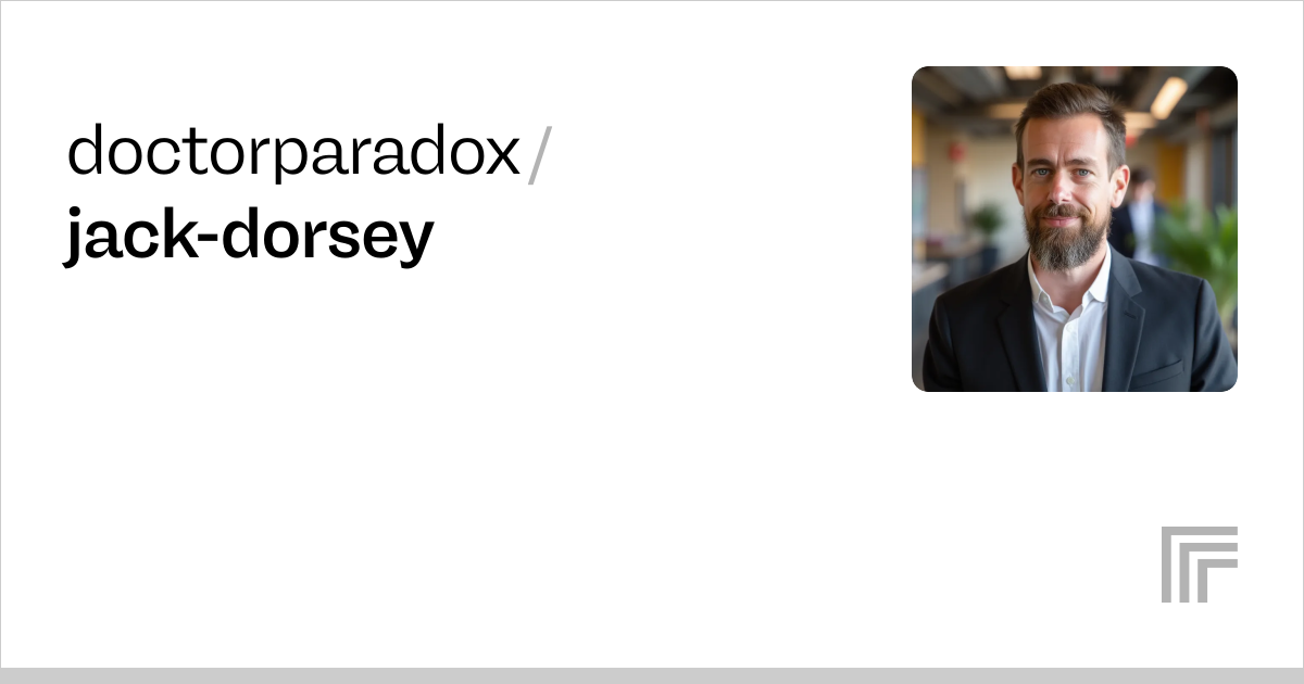 doctorparadox/jack-dorsey | Run with an API on Replicate