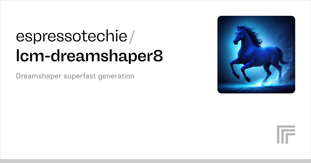 espressotechie/lcm-dreamshaper8 | Run with an API on Replicate