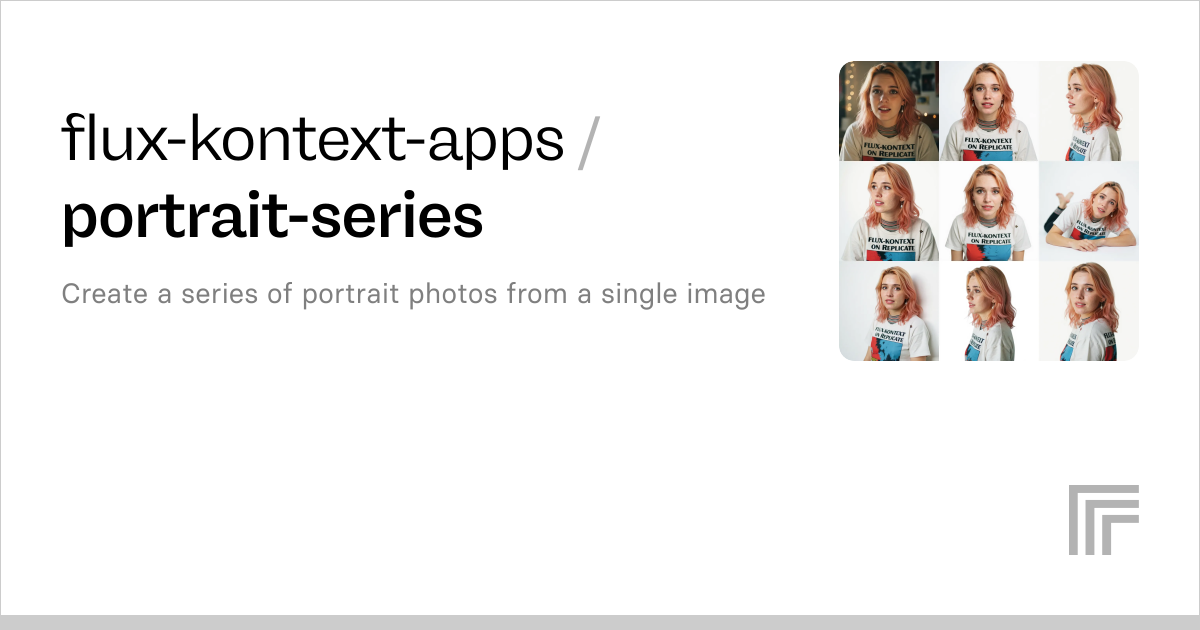 Examples – flux-kontext-apps/portrait-series | Replicate