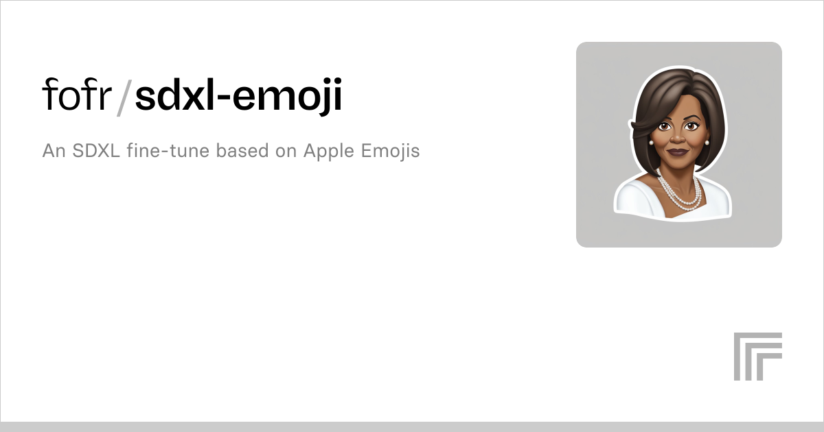SDXL Emoji | Generate Emoji-Style Images API