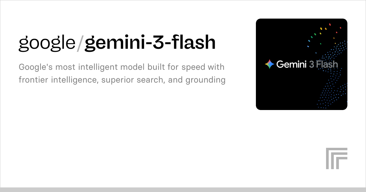 Google Gemini 3 Flash API | API reference