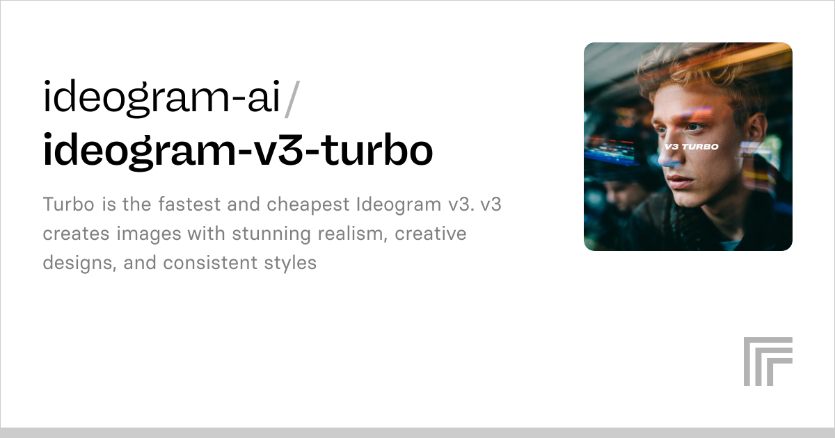 Ideogram 3.0 Turbo | Text to Image AI | learn-more