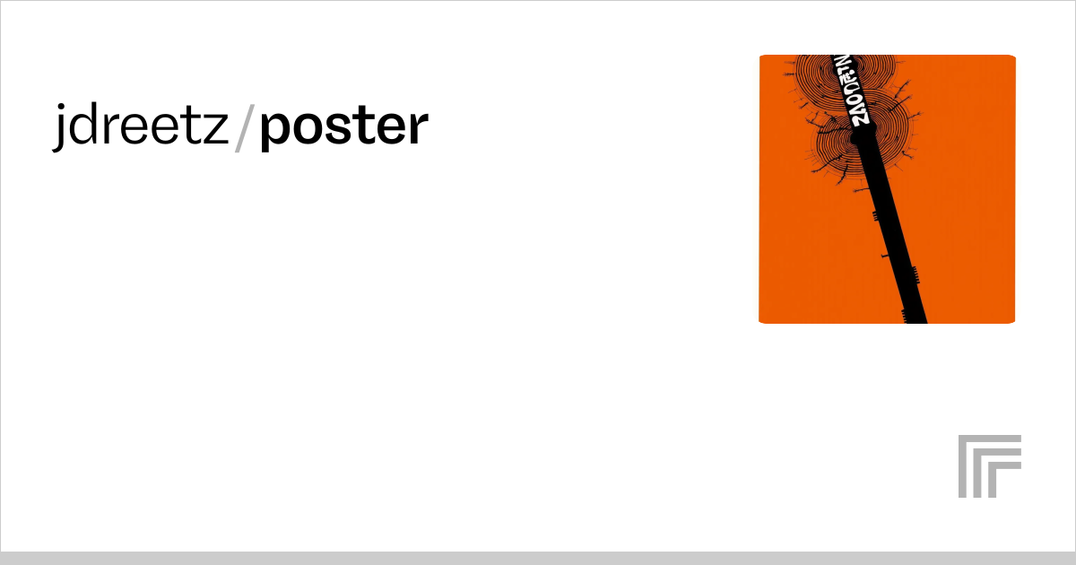 jdreetz/poster | Run with an API on Replicate