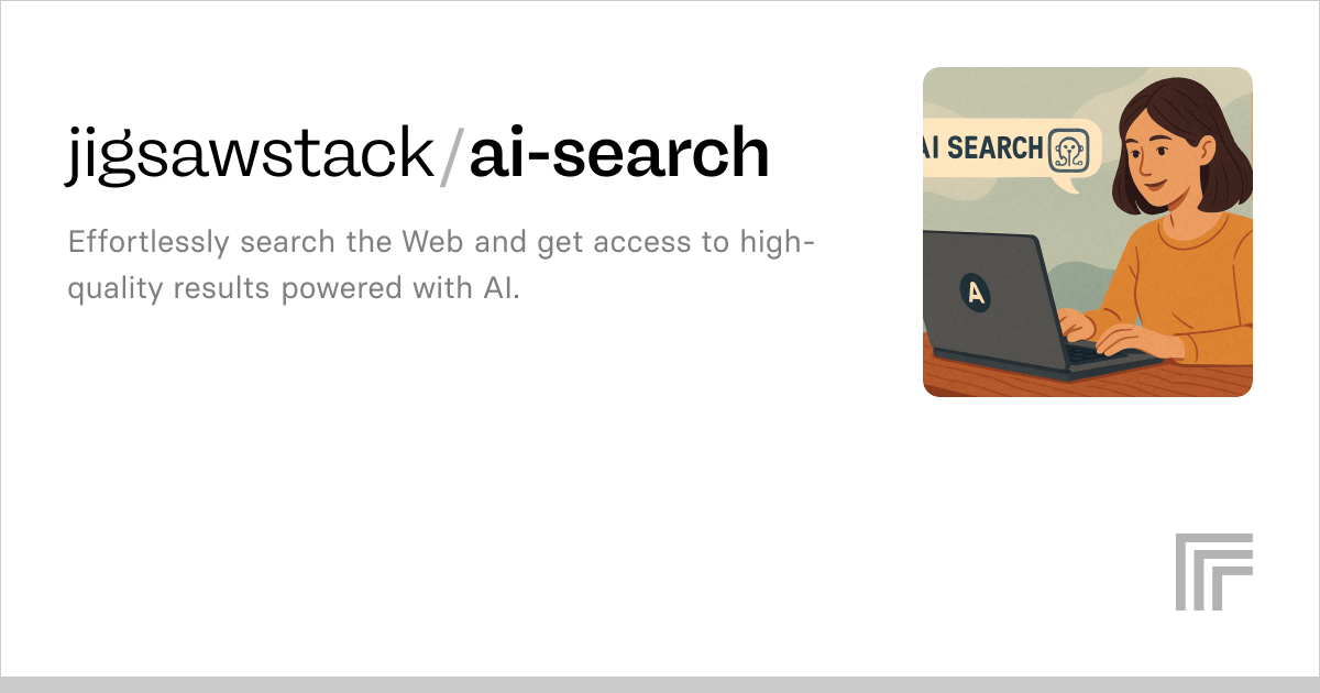 jigsawstack/ai-search | Run with an API on Replicate