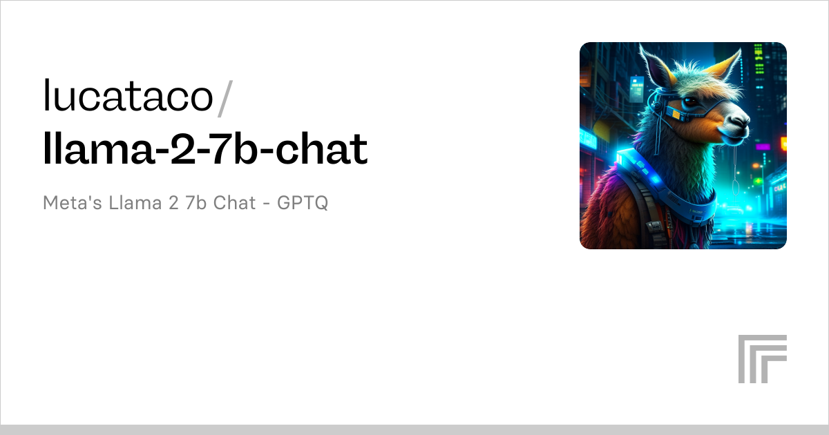 lucataco/llama-2-7b-chat | Run with an API on Replicate