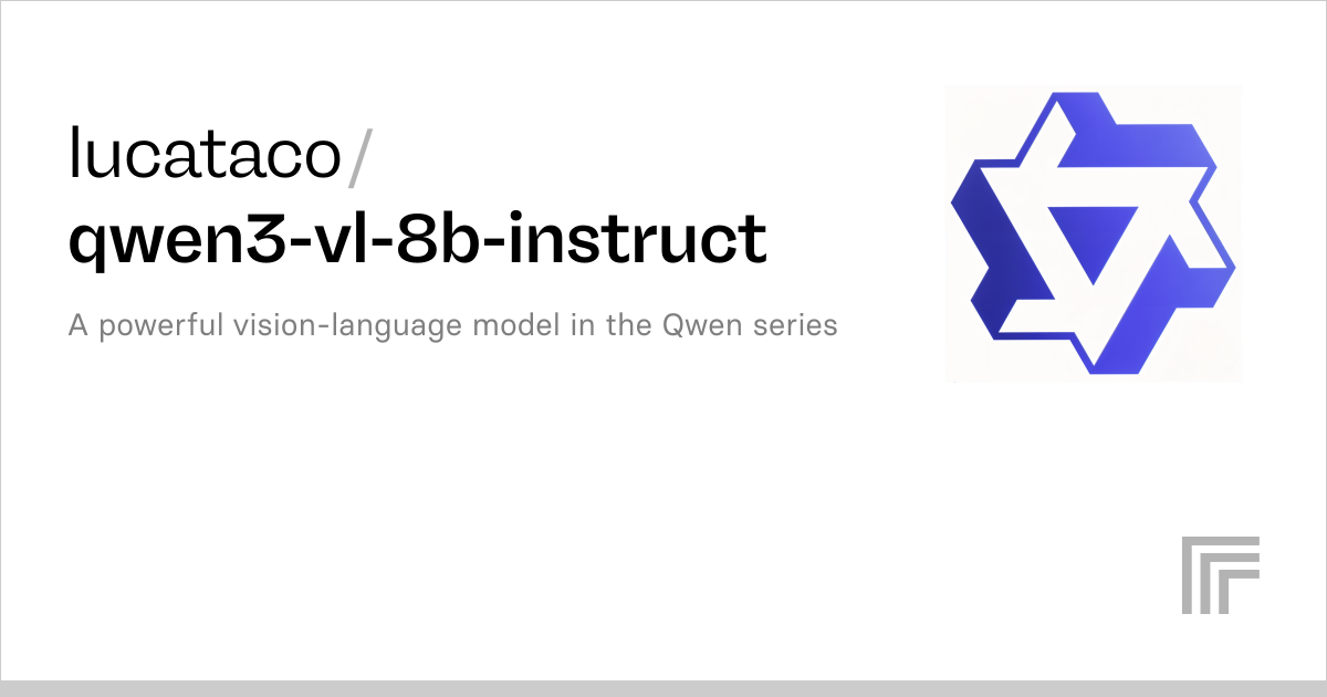 lucataco/qwen3-vl-8b-instruct | Run with an API on Replicate