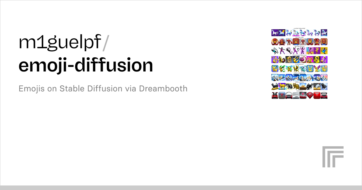 m1guelpf/emoji-diffusion | Run with an API on Replicate