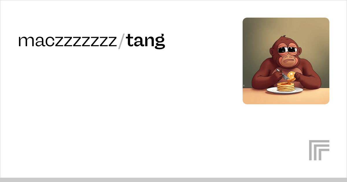 maczzzzzzz/tang | Run with an API on Replicate