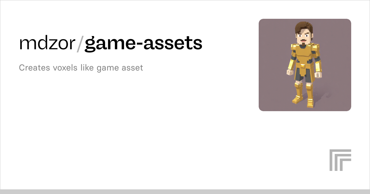 mdzor/game-assets | Run with an API on Replicate