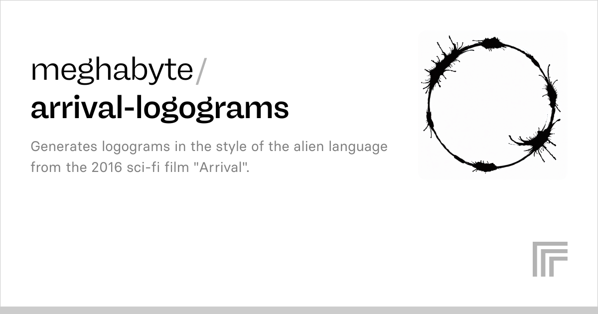Examples – meghabyte/arrival-logograms | Replicate