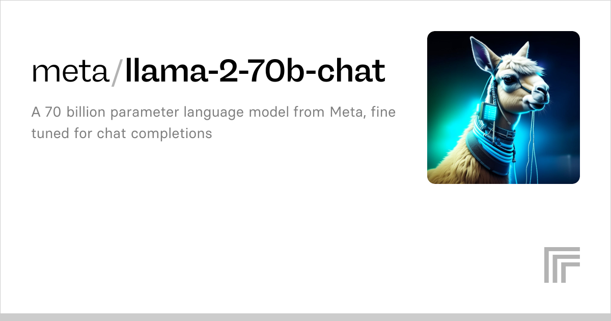 meta/llama-2-70b-chat | Run with an API on Replicate