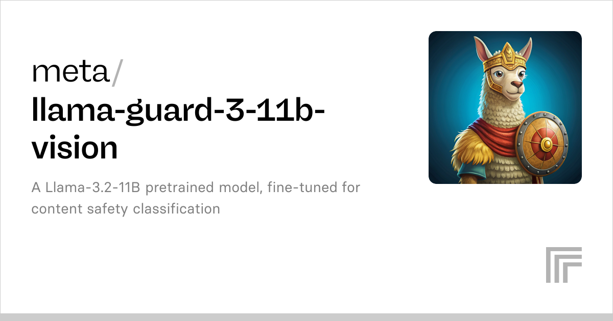 meta/llama-guard-3-11b-vision | API reference