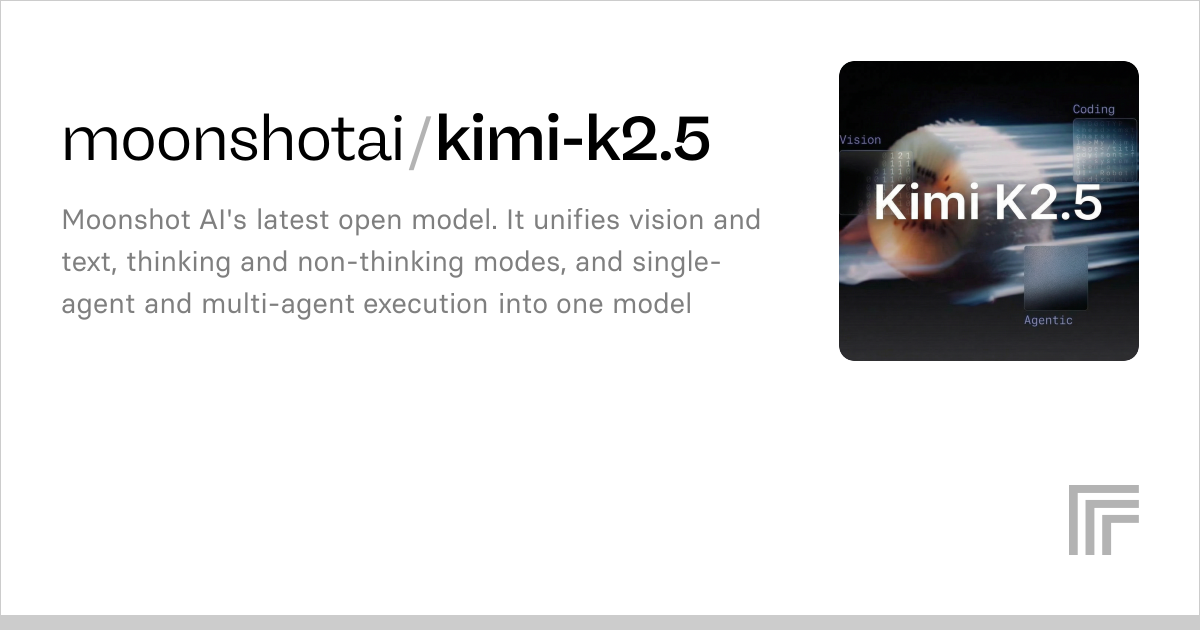 Kimi K2.5 | Multimodal Language Model API