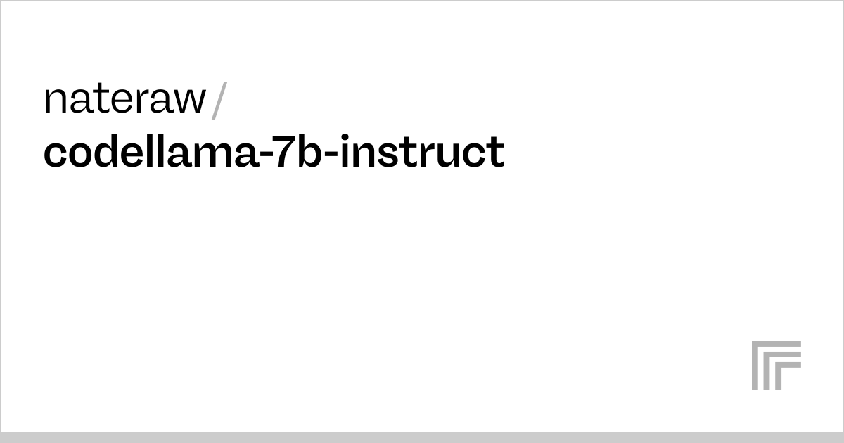 Examples – nateraw/codellama-7b-instruct | Replicate