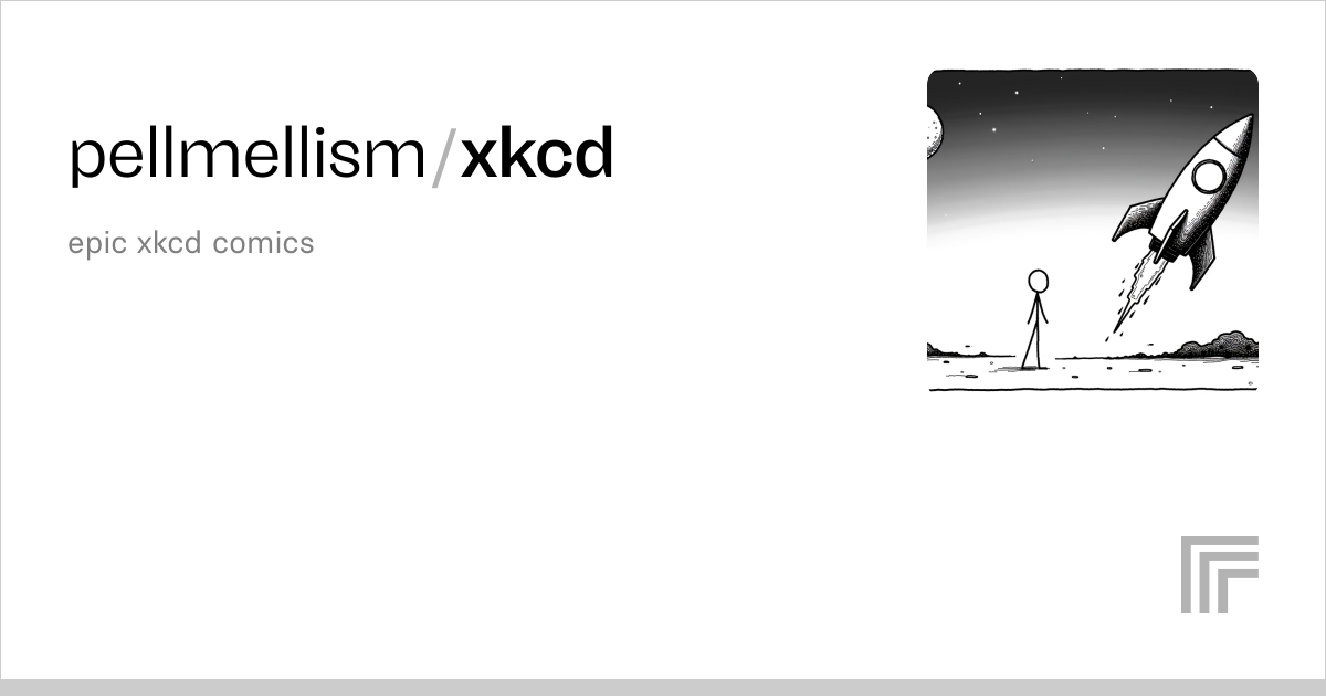Pellmellism Xkcd Run With An Api On Replicate