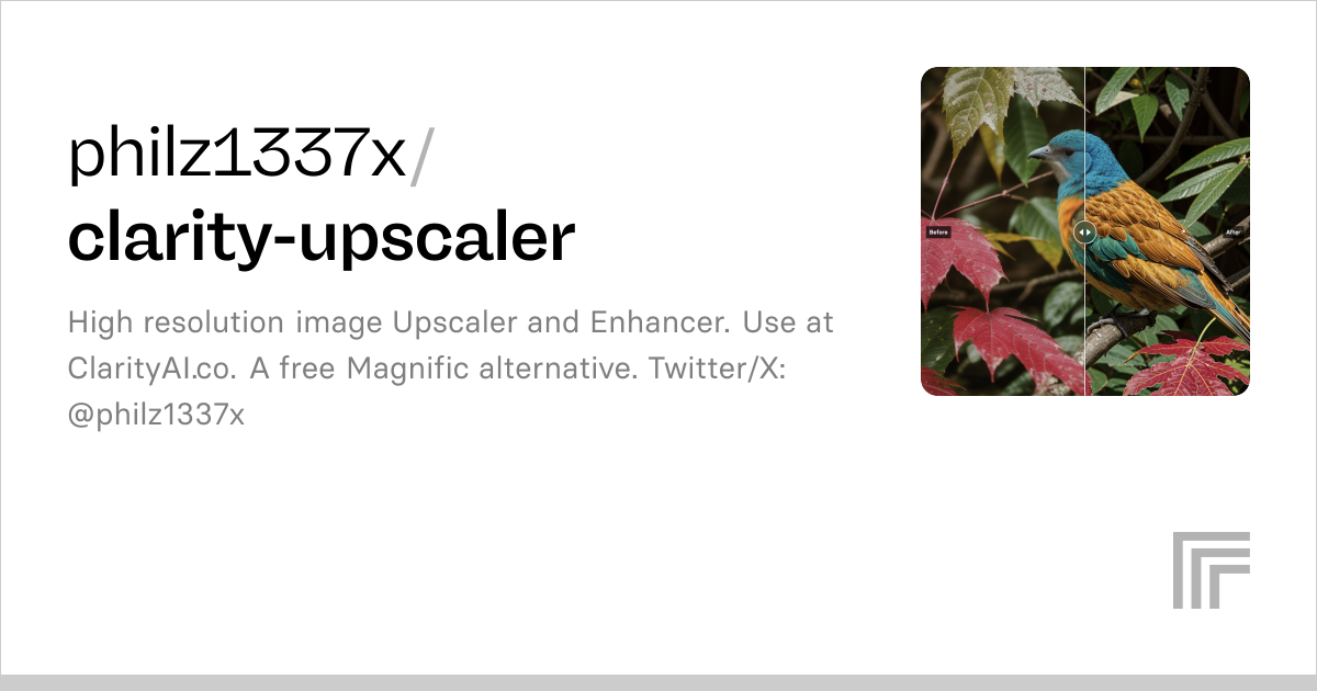 clarity-upscaler: High-Resolution AI Image Upscaler on Replicate