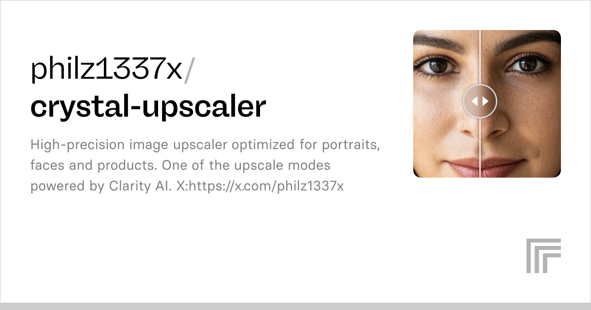 philz1337x/crystal-upscaler | Run with an API on Replicate