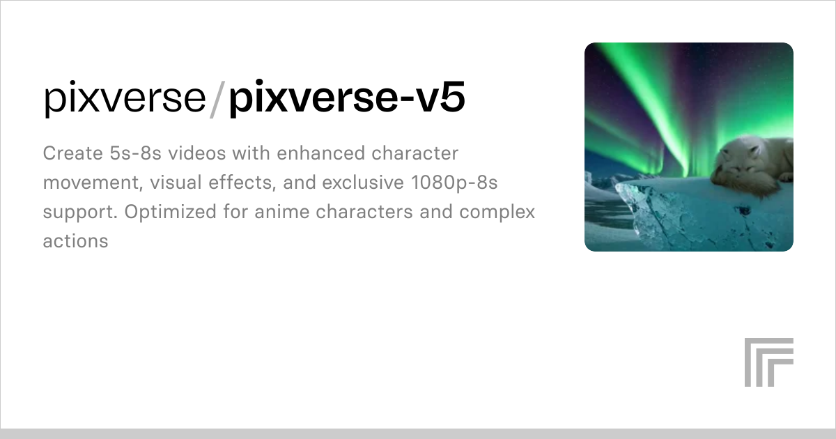 PixVerse v5 | Video Generator