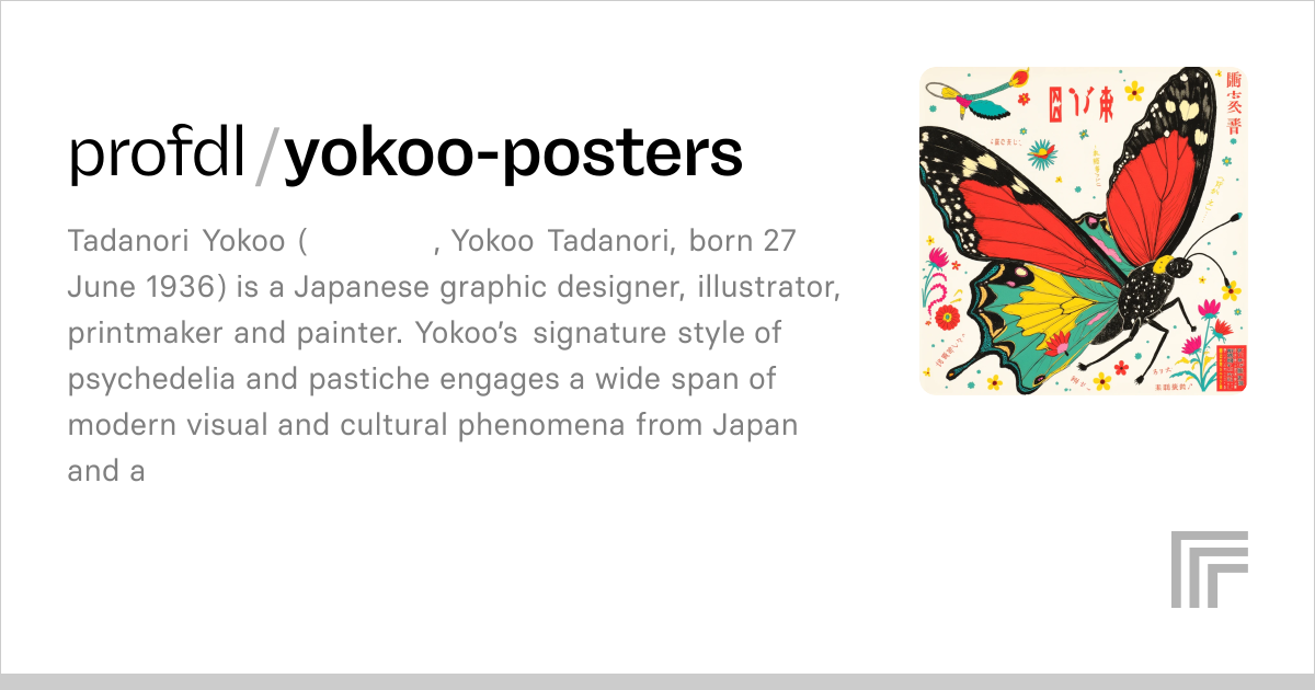 profdl/yokoo-posters | Run with an API on Replicate