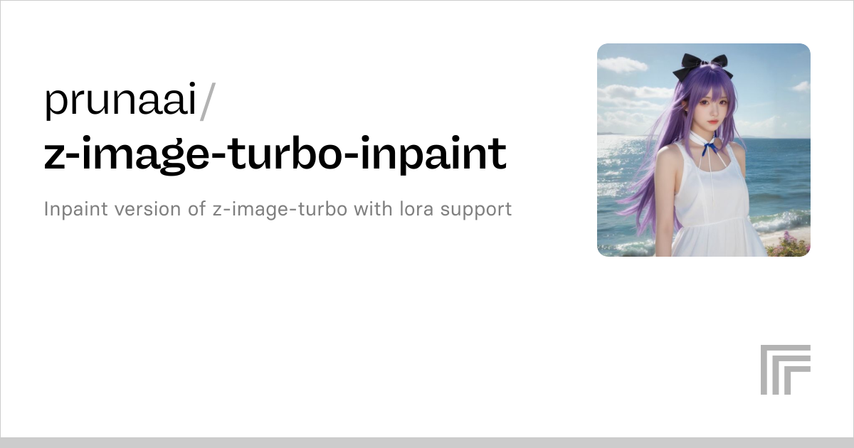 prunaai/z-image-turbo-inpaint | Run with an API on Replicate