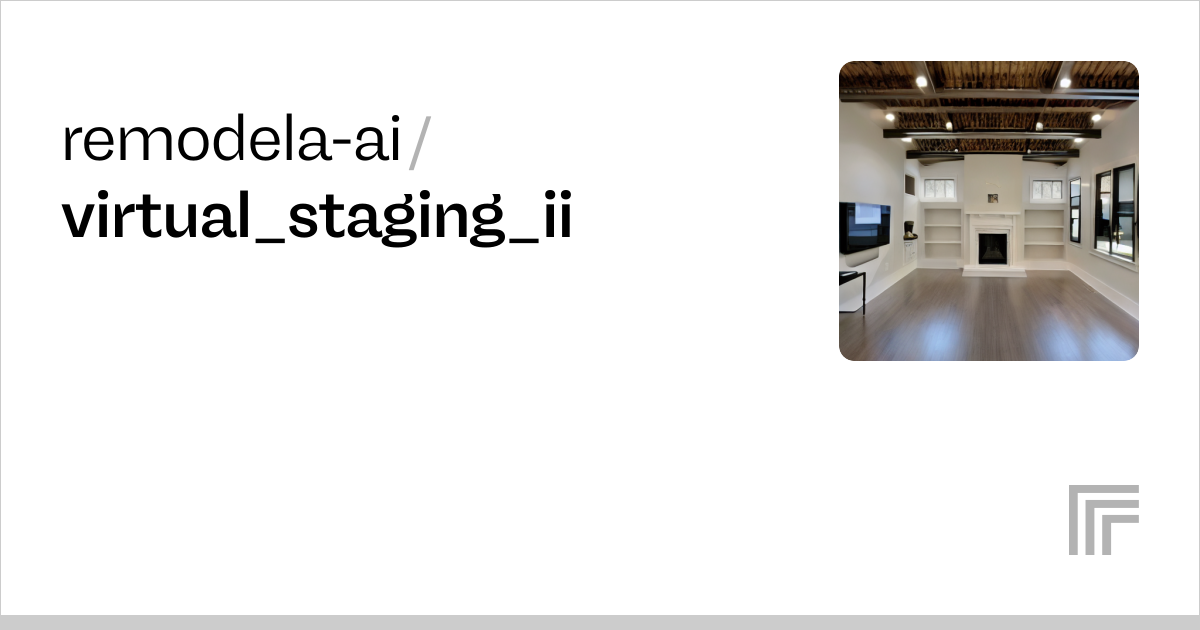 remodela-ai/virtual_staging_ii | Run with an API on Replicate