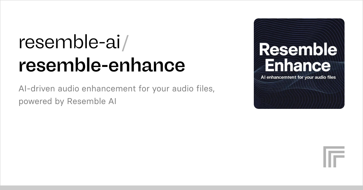 resemble-ai/resemble-enhance | Run with an API on Replicate