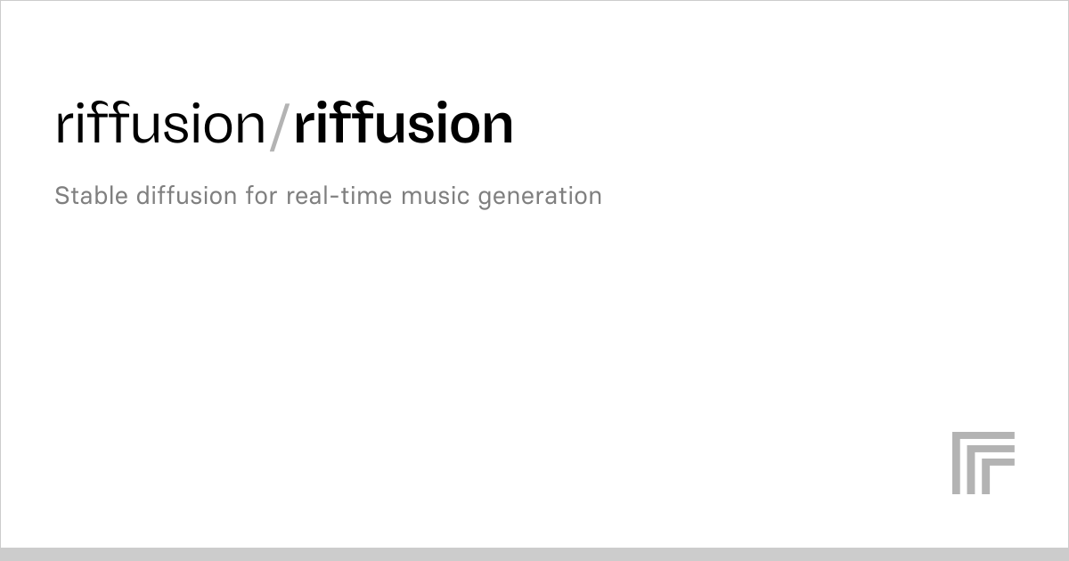 riffusion/riffusion | Readme and Docs