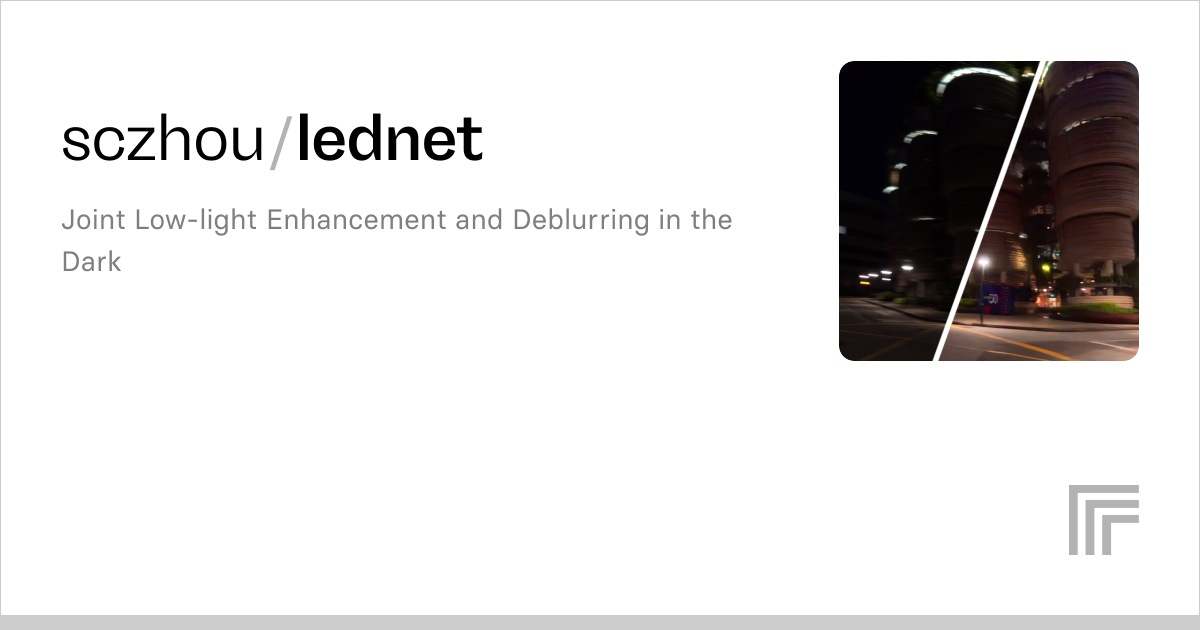 Sczhou Lednet Run With An Api On Replicate