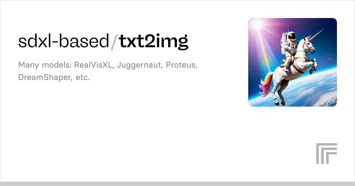 sdxl-based/txt2img | API reference