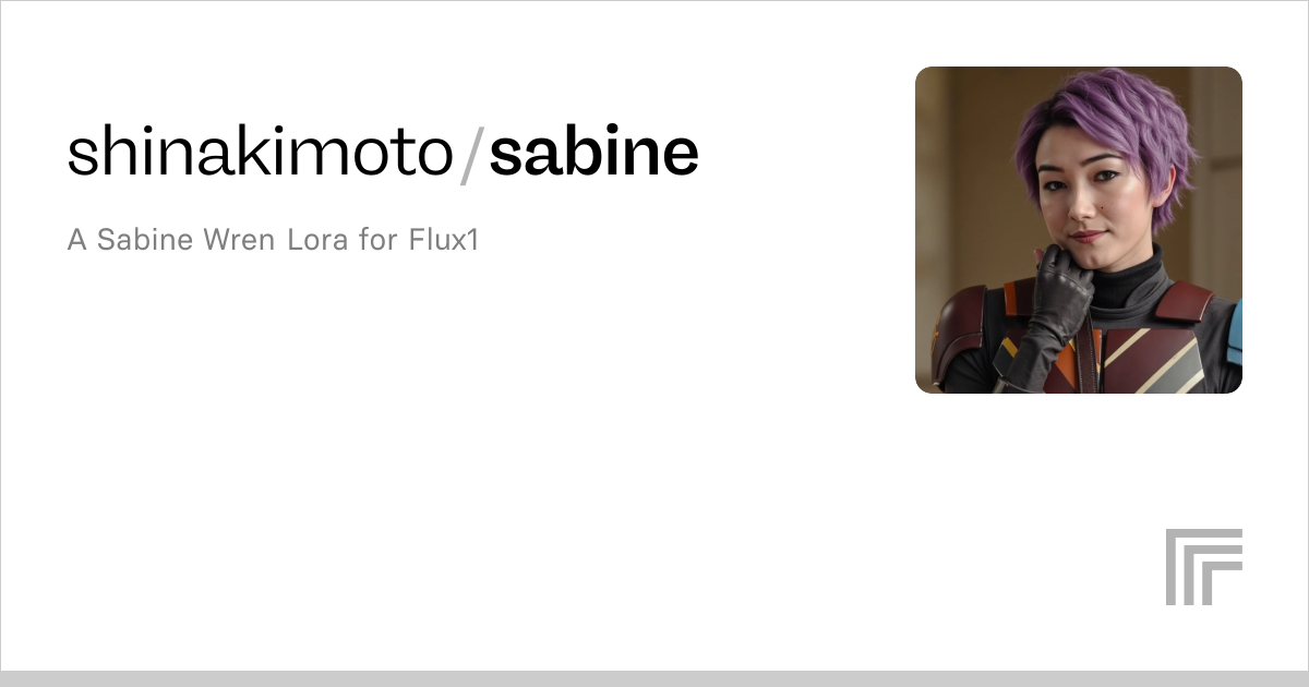 shinakimoto/sabine | Run with an API on Replicate