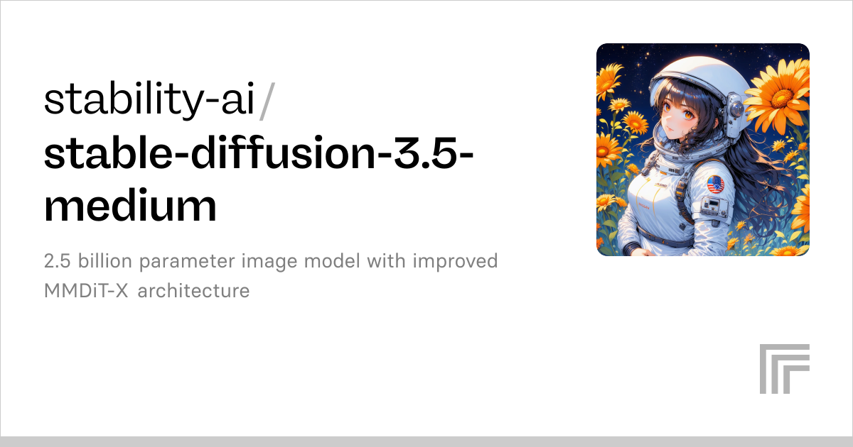 stability-ai/stable-diffusion-3.5-medium | API reference